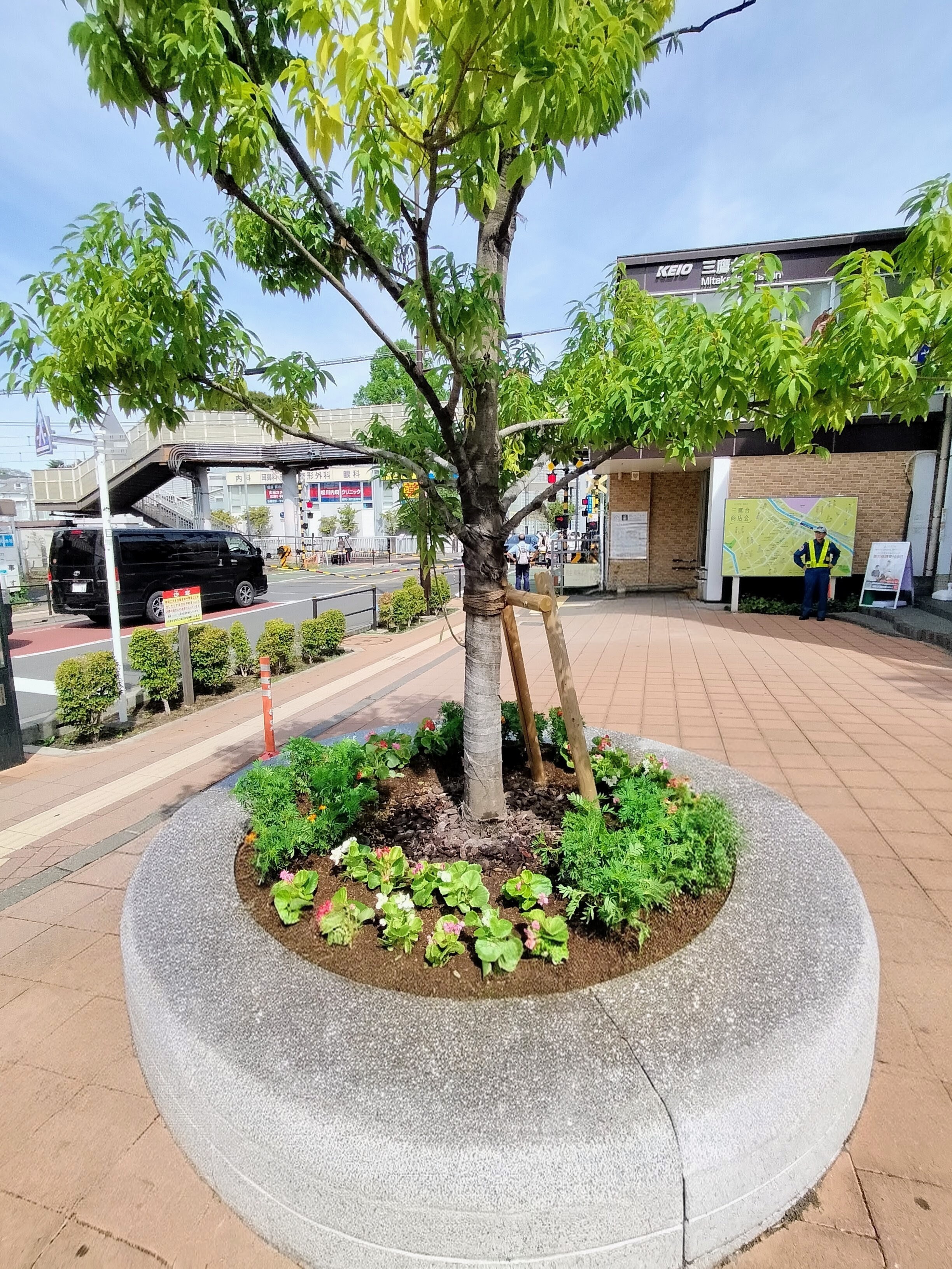 9月22日 三鷹台駅前のお花が新しくなりました | 株式会社 まちづくり三鷹